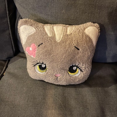 ITH Kitty Head Stuffed Toy Pillow Machine Embroidery Design 3 SIZES - Etsy