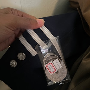 Mylar Braid Ribbon Army Uniform Cap Band Epaulet Braid Cuff Trousers ...