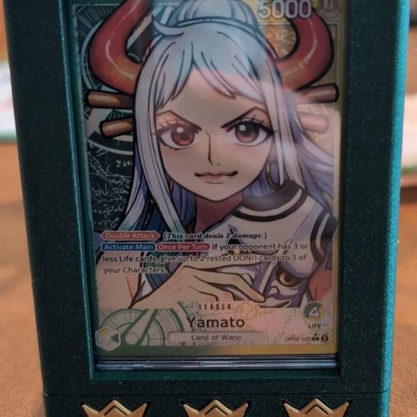 OPTCG Deck Box Yamato Wano Oni Princess Wolf Shogun Onigashima | Fits ...