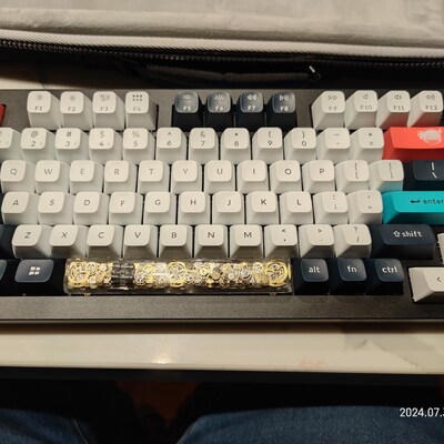 Handmade SA Profile Backlit Key Cap Hidden Fairyland Wood & Resin ...