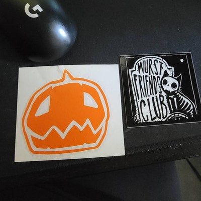 Simple CUSTOM Decals die-cut Vinyl of YOUR Logo or Lettering Black or ...