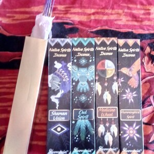 Native Spirits Incense Sticks Medicine Wheel, Sun, Kokopelli, Bear ...