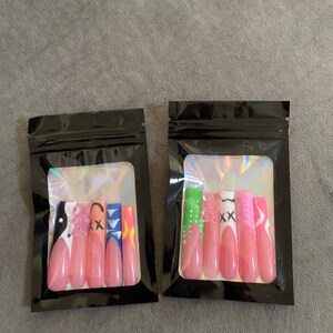 Hot Girl Freestyle Extendo Press Ons - Etsy