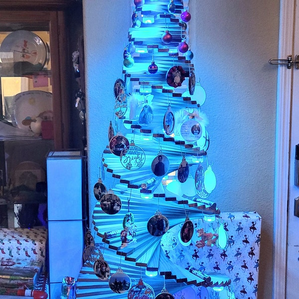 Spiral Tree Combo! Spiral Christmas Tree, Wooden Spiral Christmas Tree ...