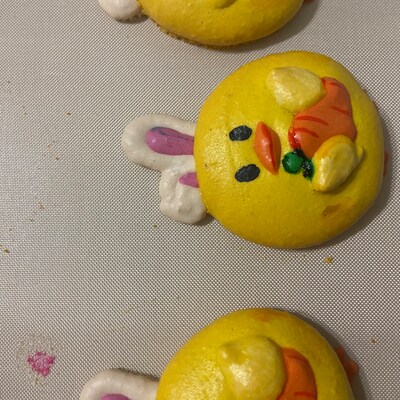 Printable Template french Fries Design for Macaron - Etsy