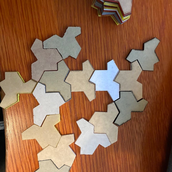25 Laser Cut Acrylic Aperiodic Einstein Tiles - Etsy