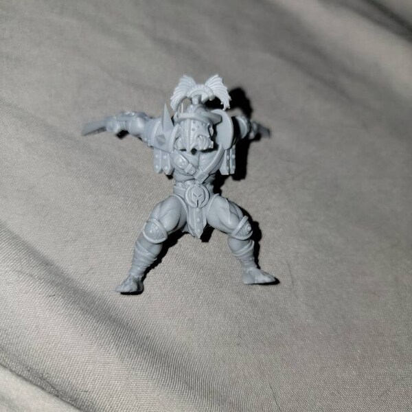 Human Wolverine Gladiator "wolverois" 3D Resin Printed 28-32mm ...