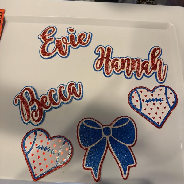 Custom Name Cuts, Name for Homecoming Mum, Custom Mum Decoration ...