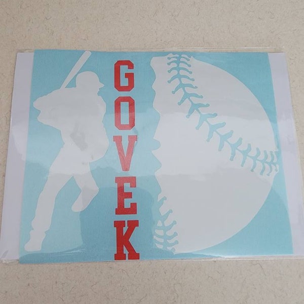 Personalized Baseball Team Vinyl Decal Sticker. - Etsy