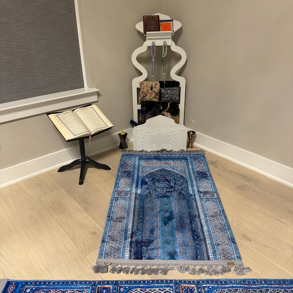 Islamic Prayer Stand With Quran Holder | Trending Muslim Home Decor ...