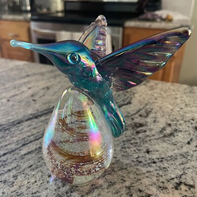 Memorial Glass Sea Shell Sculpture Cremation Ashes Pet - Etsy