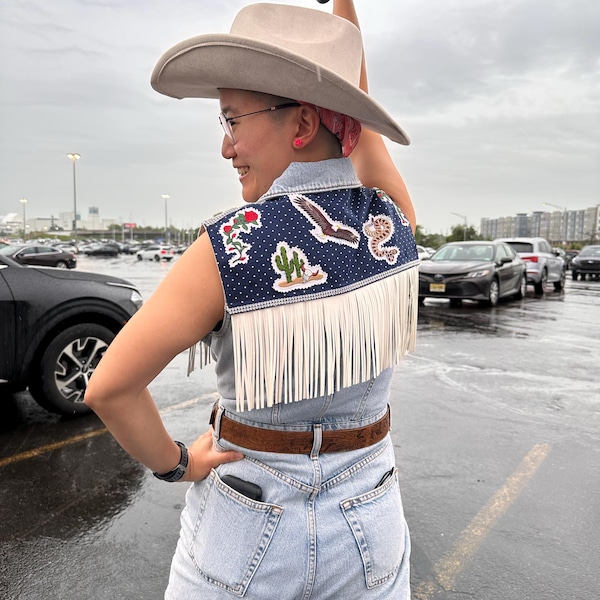 Vintage Scalloped Velvet Saddle Tan Velvet Smooth Reversible Velvet ...