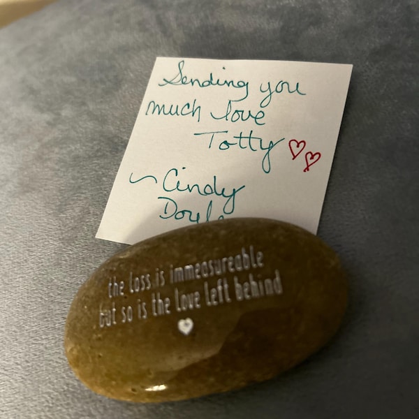 Engraved Word Rock Inspirational Quotes You Are My Rock - Etsy