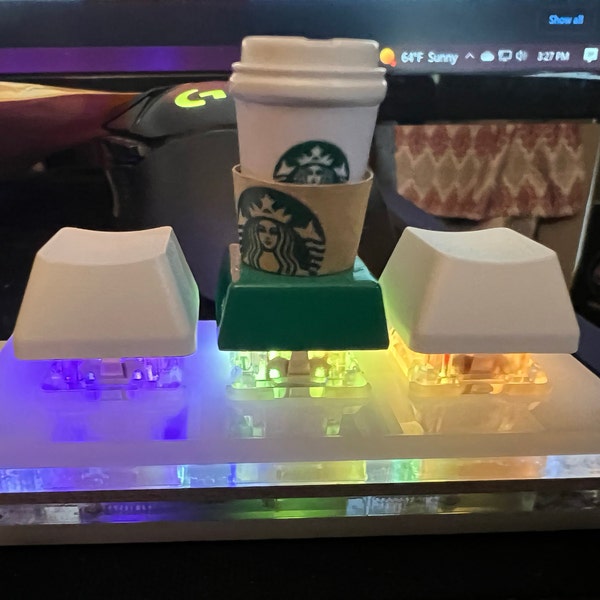 Starbucks Coffee Keycaps Handmade Resin Custom Artisan - Etsy