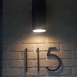 CLASSIC MODERN House No. letters in black Large House number | Etsy