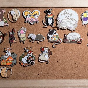 Dango Rat Pride Flag Nonbinary Asexual Bi Flag Pan Pride Hard Enamel ...