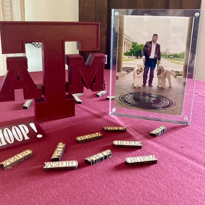 Baylor University BU Logo Block Letter Shelf Decor 3D - Etsy