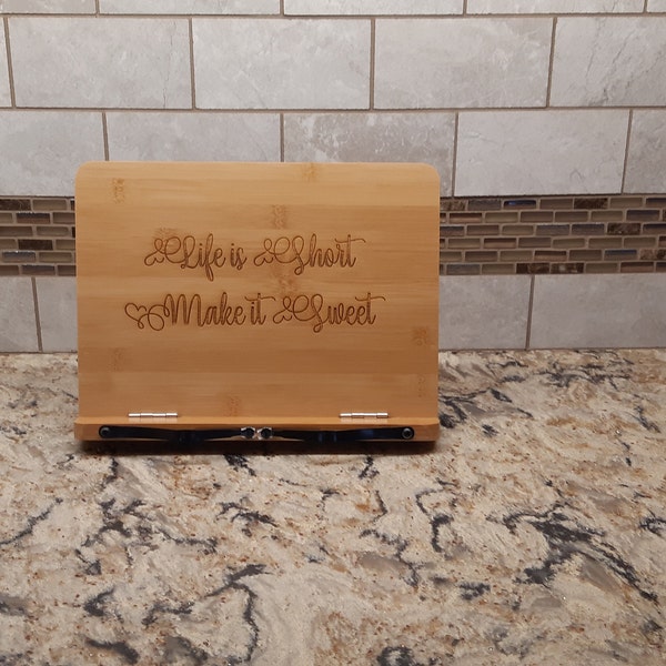 Personalized Book Stand, Custom Book Easel, Personalized, Gifts for Her ...