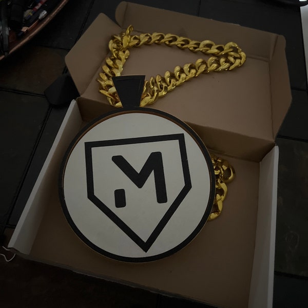 Custom Swag Spinner Chain Logo Miami Cuban Link Swag Bling Turnover ...