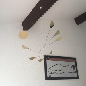 Brass Mobile Large Span Hanging Art Mobile Wide XXL Mobile - Etsy