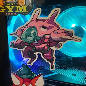 Overwatch 2 Ashe Pixel Spray Vinyl Sticker Decal, Laptop, Phone, Gaming ...