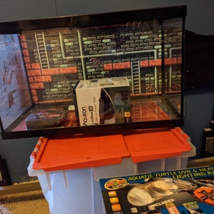 Brown Rock / Stone Aquarium Background Rocky Fish Tank | Etsy