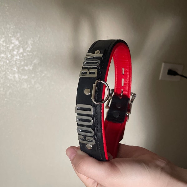 Good Boy Real Leather Collar Choker I Custom Made Collar I Quality ...