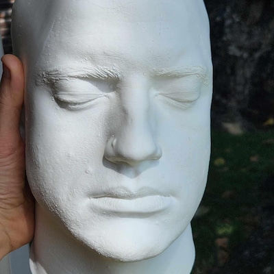 JOHNNY DEPP Made to Order Actor Plastic White Resin Life Mask ...