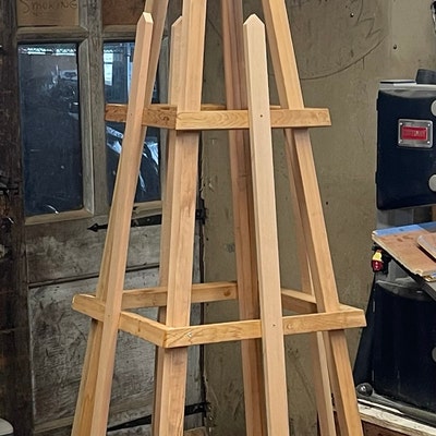 Garden Obelisk Plans / Garden Trellis Plan / Garden Plans / Woodworking ...