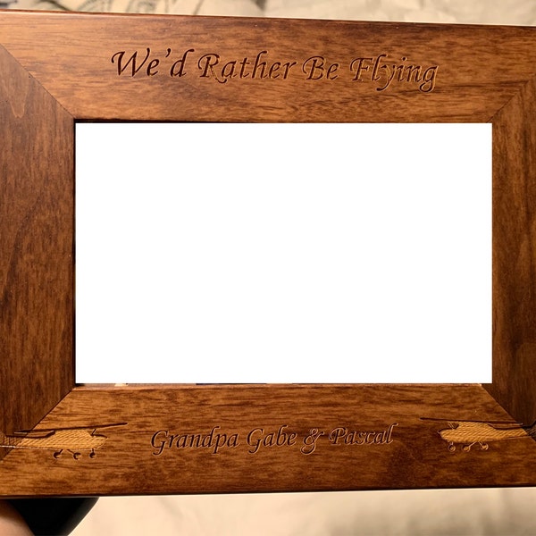 Airplane, Aviator Picture Frame, Custom Text - Etsy