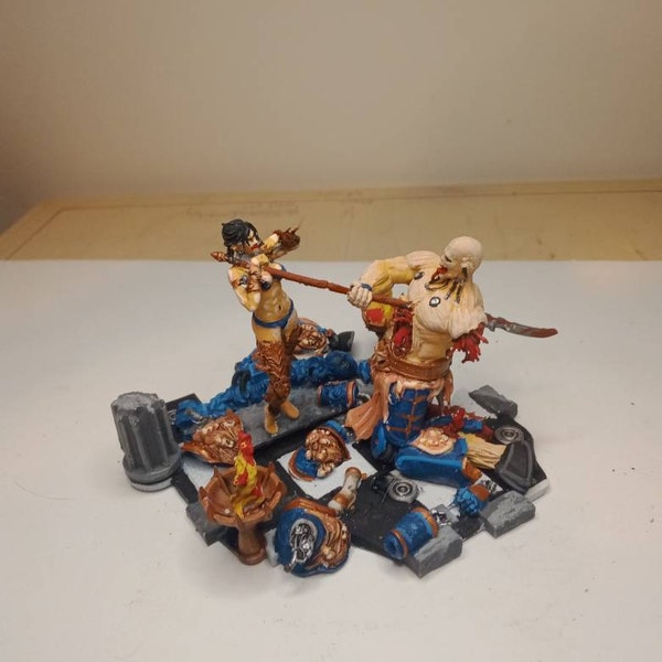 Dwarf Spider Rider Unpainted Miniature - Etsy