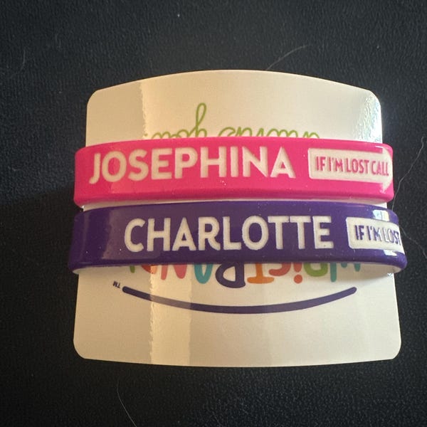 Child ID Bracelet - Custom Engraved Silicone Identity Wristband - Child ...