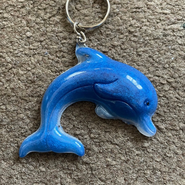 Cute Dolphin Silicone Mold-dolphin Resin Mold-dolphin Keychain Resin ...