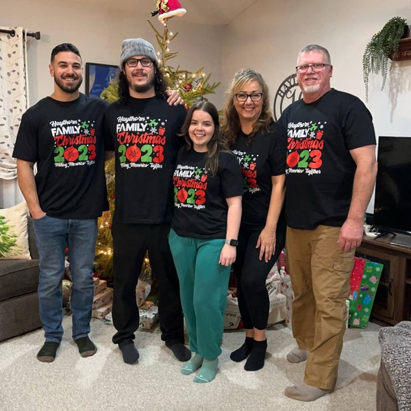 Custom Family Christmas Shirt, Family Christmas 2024 Making Memories ...