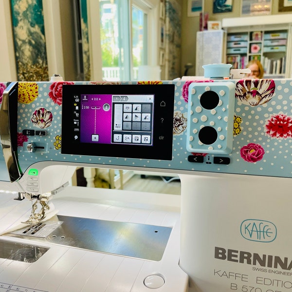 Set: Bernina Kaffe Themed Bobbin and Knob Guard Bernina Special Edition ...