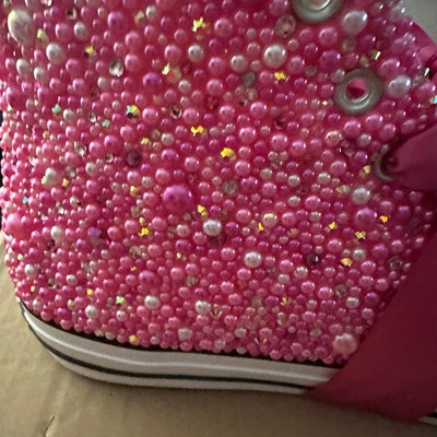Shades of Pink Custom Converse - Etsy