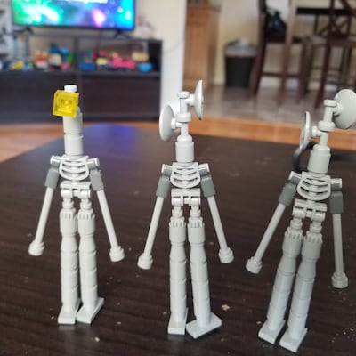 Brick Pieces Small Light Head Custom Set Trevor Henderson Creations - Etsy