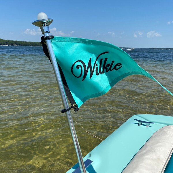 Boat Name Flag Custom Flags Nautical Gift for Him the Flag Chick - Etsy