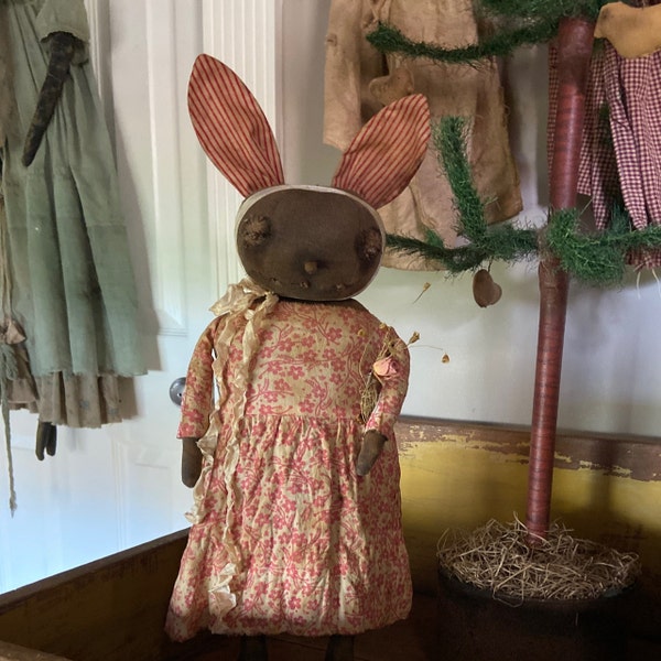 Snowman Doll Pattern Pdf Patterns Snow Girl Standing Dolls Primitive ...