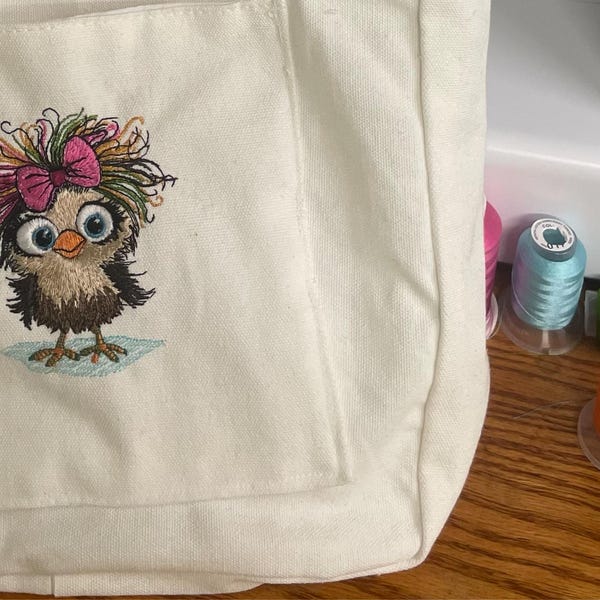 Funny Crazy Chicken Embroidery Design 5 Sizes, Cute Chicken Machine ...