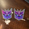 Transformer One Megatronus Holographic Sticker Retro Style for Laptop ...