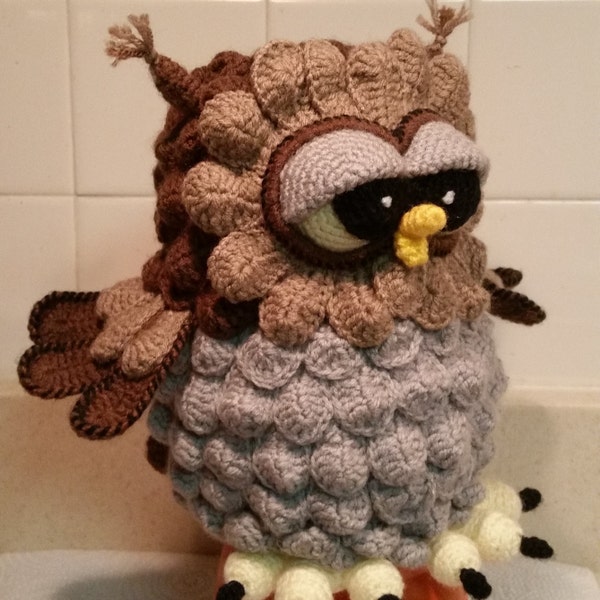 Crochet Pattern Owl, Pattern Amigurumi Toy Owl, Tutorial Crochet Toy ...