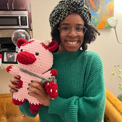 Strawberry Baby Turtle Crochet Plushy Amigurumi Strawberry Turtle ...