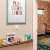 Play Create Learn Playroom Art, Kids Bedroom Decor, Playroom Poster ...