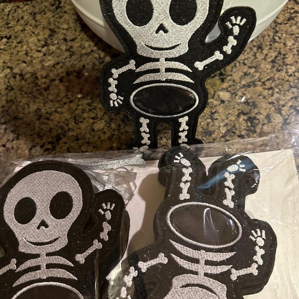 Skeleton Treat Bag, Mr Bones Treat Bag, Skeleton Candy Holder, Party ...