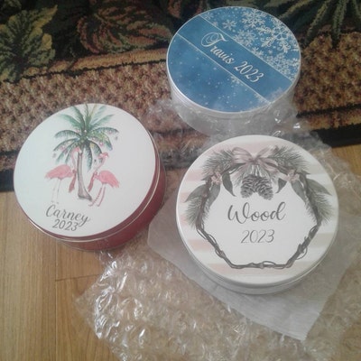 Personalized Tin Container Monogram Pencil Container Monogram Crayon ...