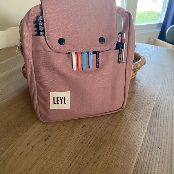 Customized Canvas Planner and Journal Pouch for Journal Supplies, Small ...