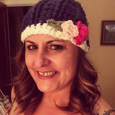 Crochet Hat Pattern, the Ruby Rose Hat, Girls Crochet Pattern, Hat ...