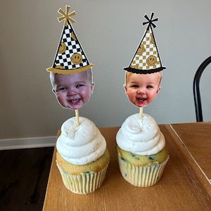 EDITABLE Happy Birthday 1 Cupcake Handprint Craft Birthday Card ...