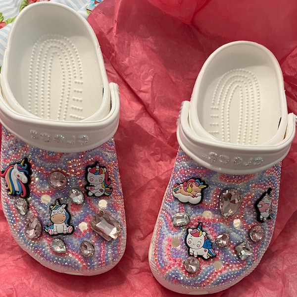 CUSTOM BLING CROCS - Etsy